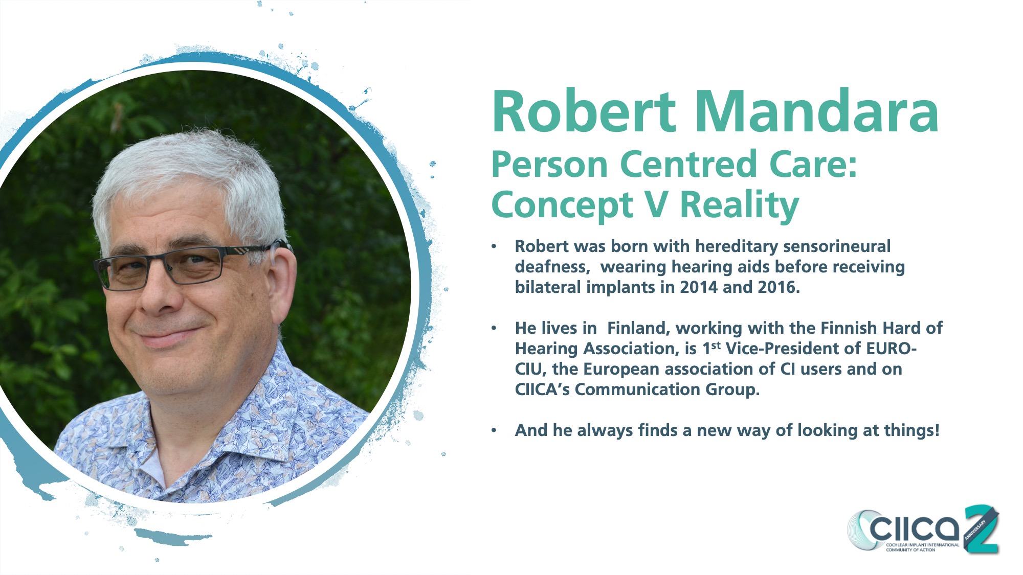 CIICA LIVE: DELIVERING PERSON AND FAMILY CENTRED CI SERVICES – CIICA